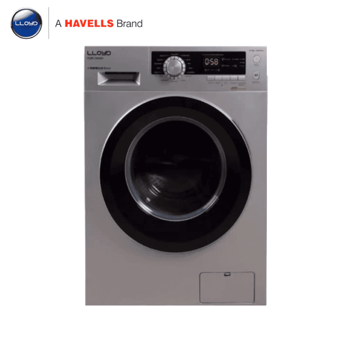 Havells Lloyd 6 Kg Fully Automatic Front Load Washing Machine, Silver ...