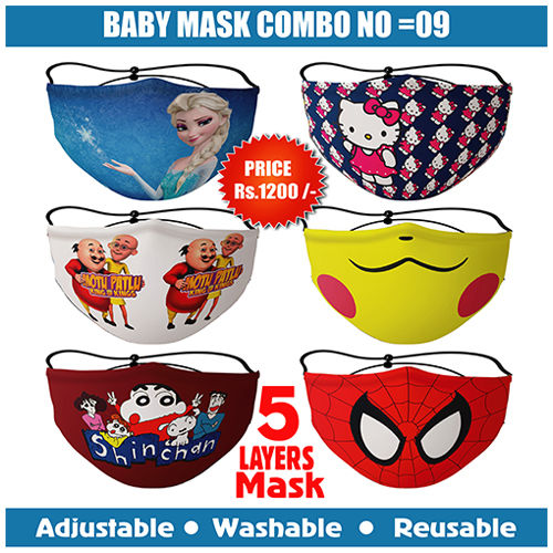 Frozen Blue, Hello Kitty, Motu Patlu, Pikachu,Shin Chan, Spiderman Face ...