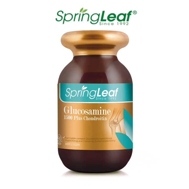 Spring Leaf Glucosamine 1500 Plus Chondroitin 90 tablets (Made in ...