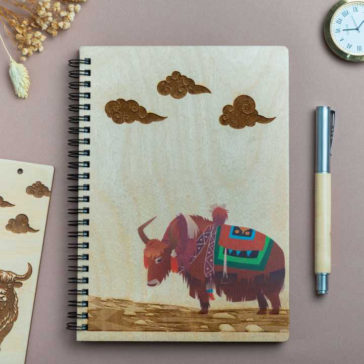 Masta Kala Yattle Heritage Wooden Notebook 100 Pages A5 | Daraz.com.np