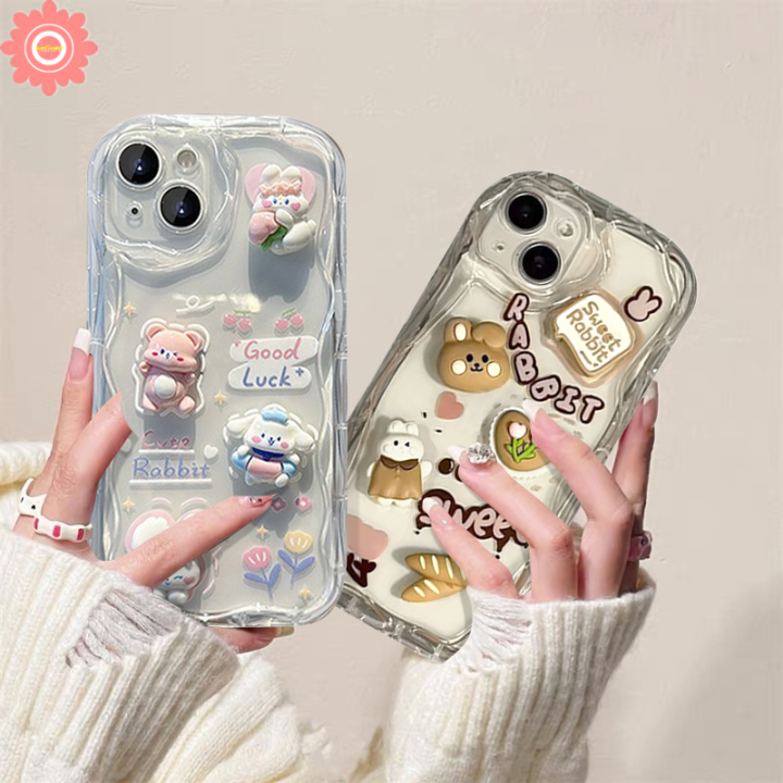 Cute 3D Cartoon Animal Soft Silicone Phone Case for iPhone 17 16 12 14 ...