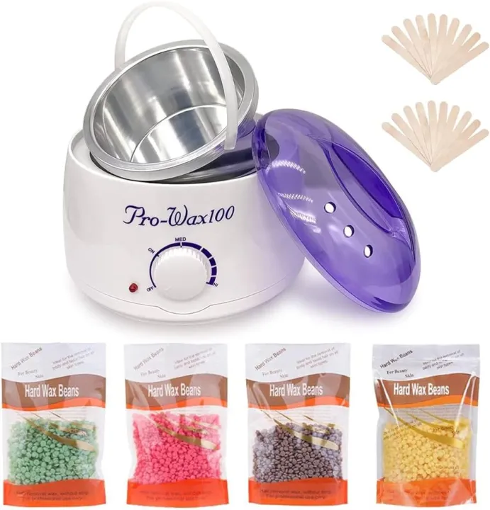 Wax Warmer, Wax Heater Hair Removal Kit with Adjustable Temperature for ...