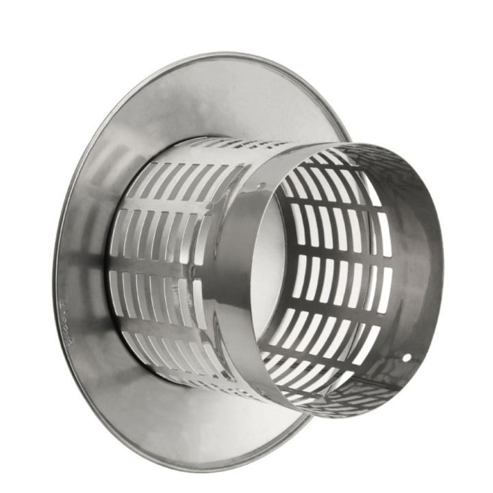 Useful 75-200mm Chimney Cap Exterior Wall Smoke Exhaust Hood Stove Pipe ...