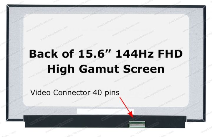 15.6 Inch Borderless Gaming Laptop Screen 144Hz FHD IPS 1920x1080 40 ...