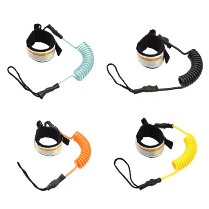 New TPU Surfing Safety Hand Rope Elastic 1.3m Kayak Boat Leash Rope ...