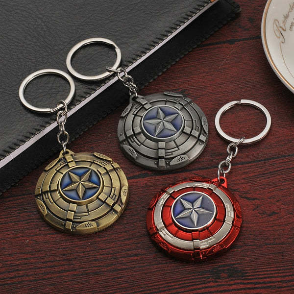 Marvels Captain America Shield Spinning Keychain | Daraz.com.np