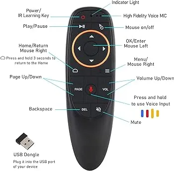 Air Mouse Remote with Gyroscope and Voice Support | Daraz.com.np