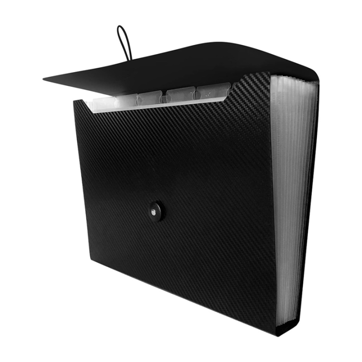 13 Pocket Expanding Folder Accordion Folder with Elastic Buckle Closure ...