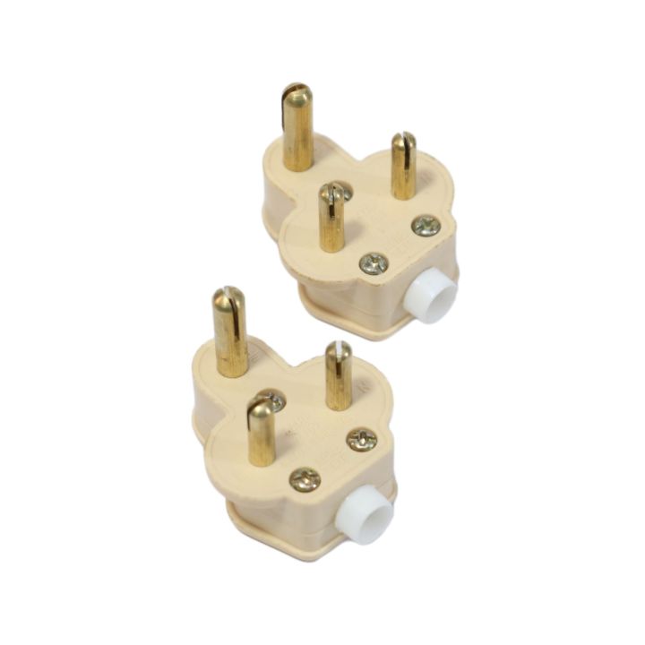 3 Pin Power Plug Sets Of 2 | Daraz.com.np