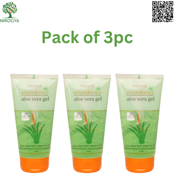 Saundarya Indian Aloe Vera Gel 150ml Pack of 3pc | Daraz.com.np