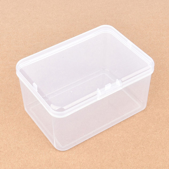 Plastic Box Transparent Jewelry Organizer Sample Box Small Tool Storage ...