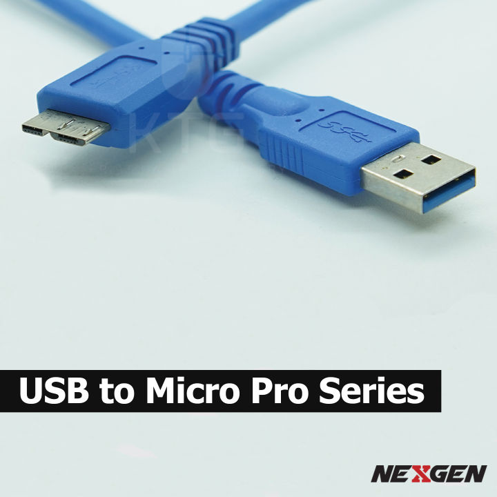 Nexgen USB to Micro Pro Series 3.0 Data Cable For External Hard Drives ...