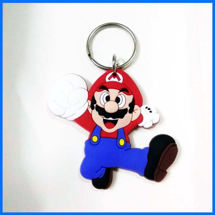 Super Mario Rubber Keyring doble sided | Daraz.com.np