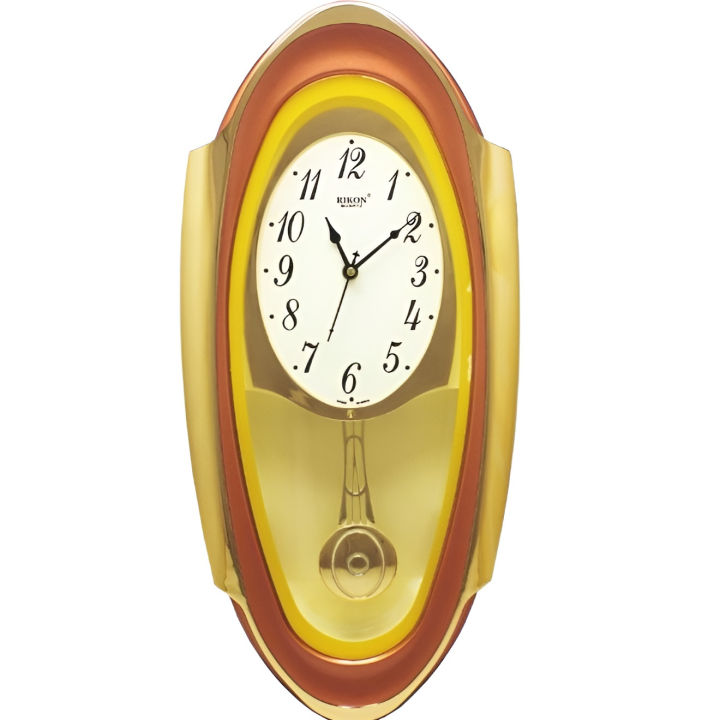 New Attractive Model Oval Shape Blue Color Numbering Dial Pendulum ...