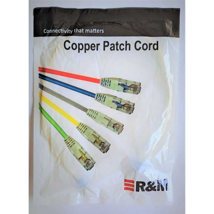 R&M Patch Cord, Cat 6, U/UTP, 4P, LSZH, 0.5M | Daraz.com.np