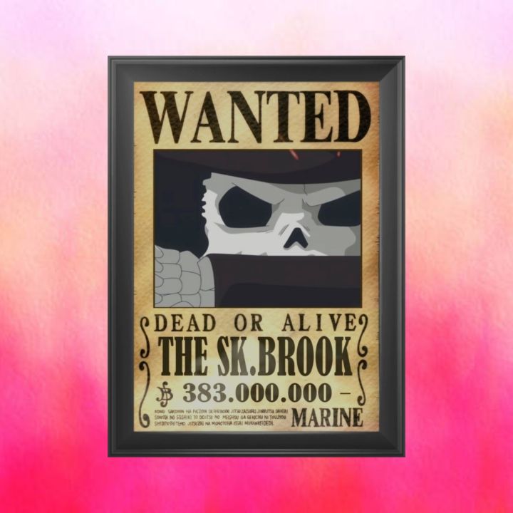 Brook Poster One Piece (Framed) | A4 Sized | One Piece Poster | Daraz ...