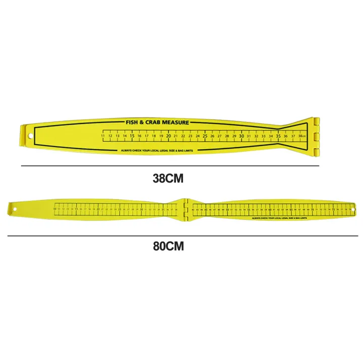SuperRide Outdoor Fish Ruler Portable Folding Fish Measuring Board Easy ...