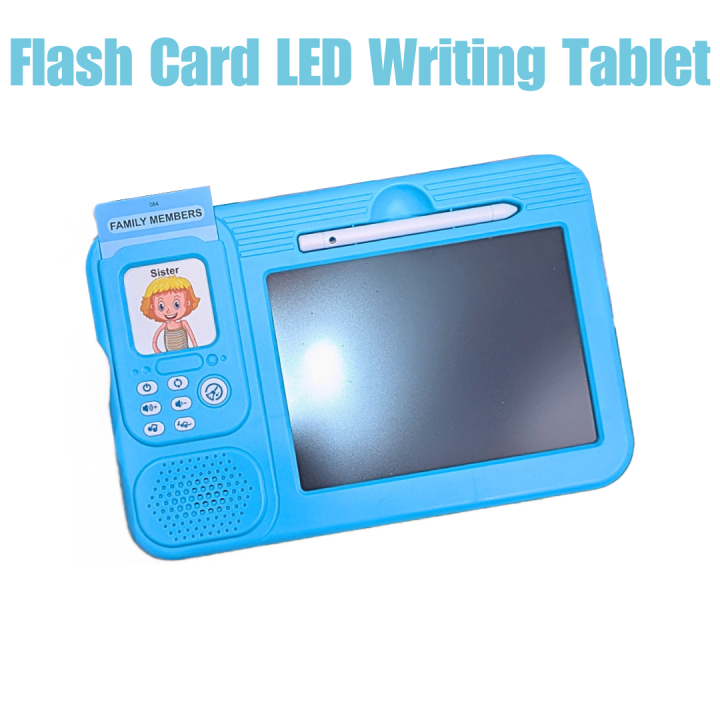 Learning Educational Toys, Talking Flash Cards with LCD Writing Tablet ...