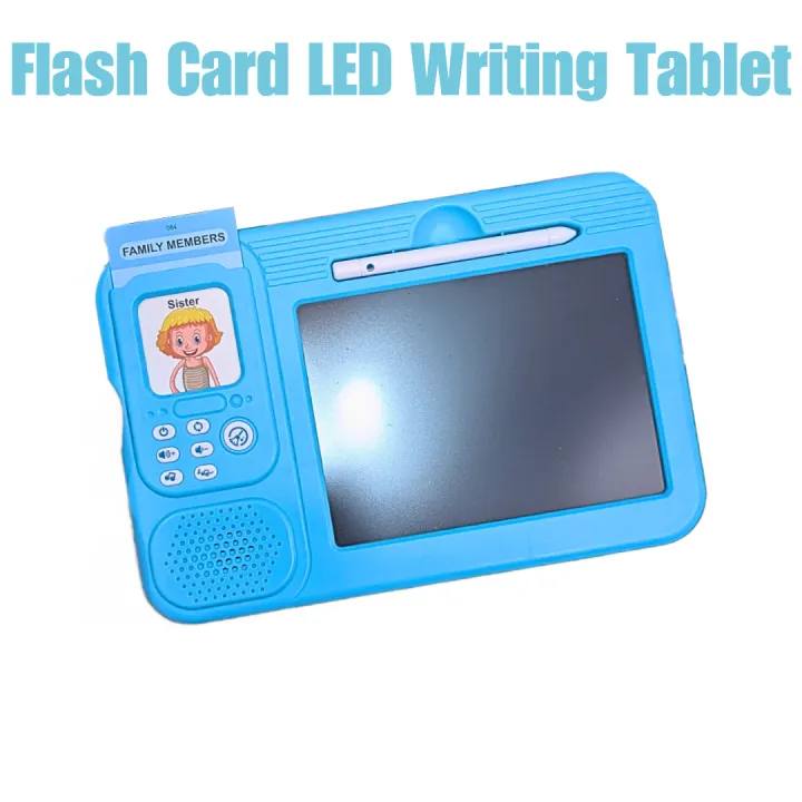 Learning Educational Toys, Talking Flash Cards with LCD Writing Tablet ...