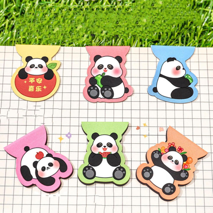 Magnetic Magnetic Bookmark gift for reader Panda Bookmark compact size ...