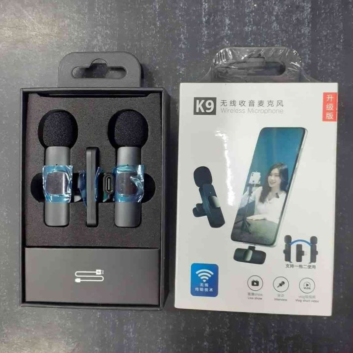 K9 Mic High Range Wireless Microphone With TYPE-C Port Receiver | Daraz ...