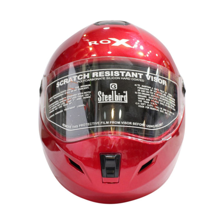 Steelbird Rox Rockers Red Double Visor Full Face Helmet | Daraz.com.np