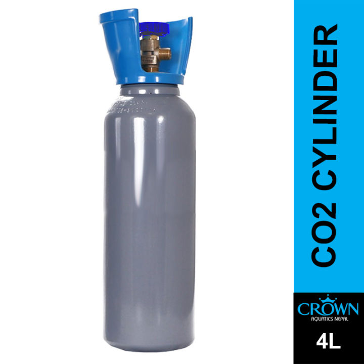 Carbon Dioxide CO2 Cylinder For Planted Aquarium 4 Liters By Crown ...