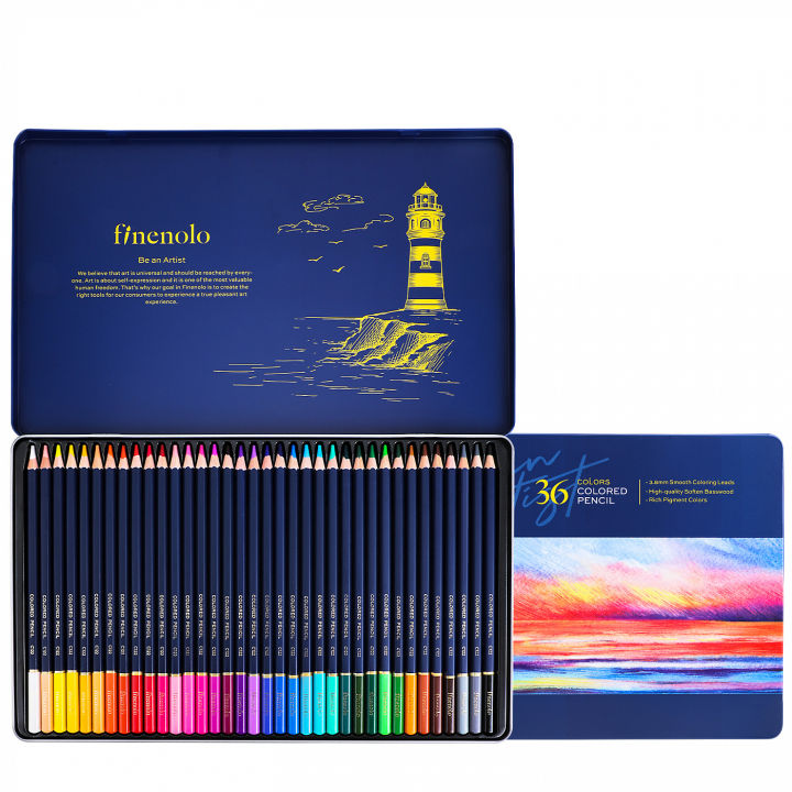 Delli Finenolo 36 Colour Water Soluble Pencil Colour By Mitrata | Daraz ...