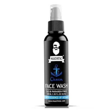 Muuchstac Ocean Face Wash for Men | Fight Acne & Pimples, Brighten Skin ...