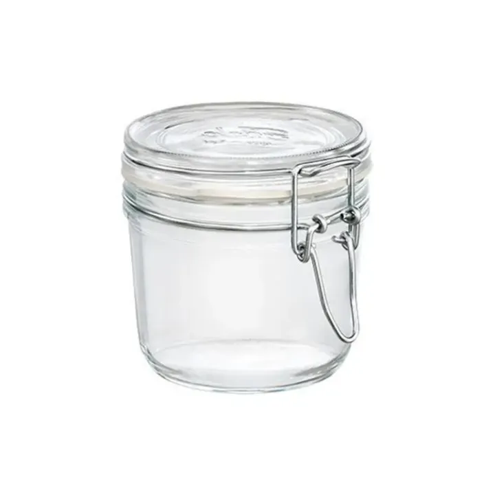 Pasabahce Latch Lock Lid Glass Jar Old Fashioned Heat Resistance Jar ...