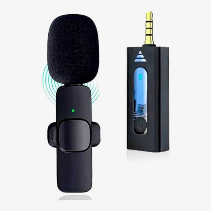 Wireless Microphone Recorder Microphone 2.4 Ghz Smart Noise Cancelling ...