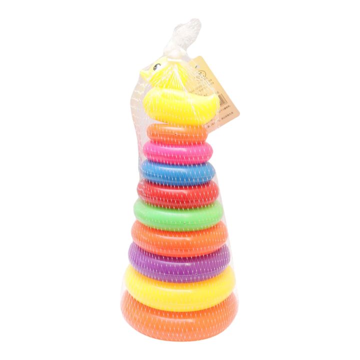 Plastic Stacking Ring Toy 10Pcs | Daraz.com.np