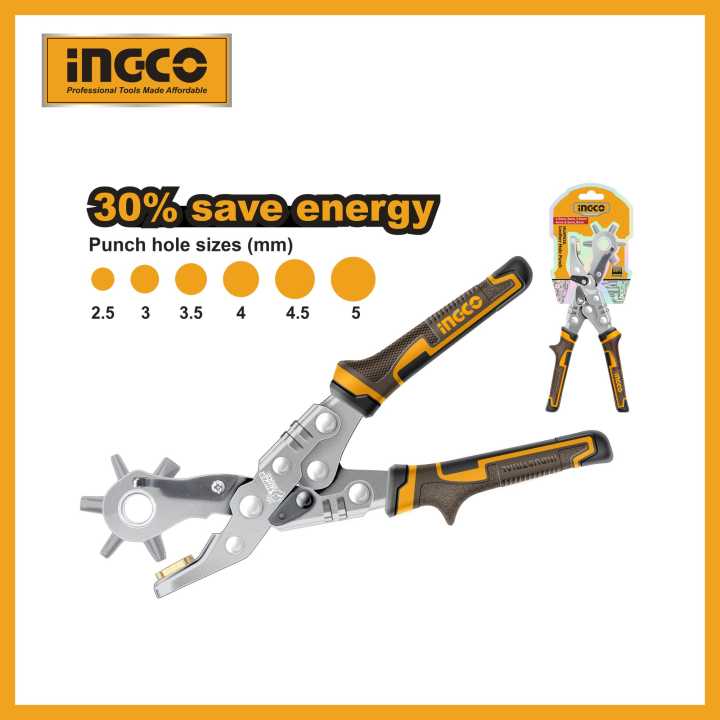 INGCO Leather hole punch(2.5mm-5mm) HLHP028 | Daraz.com.np