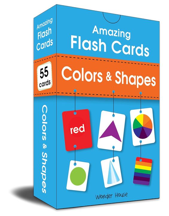Amazing Flash Cards: Colors & Shapes (55 Cards) | Daraz.com.np