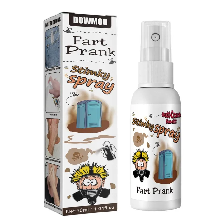 Aomeidaju Fart Prank Spray Portable Poop Smelly Stink Spray Office ...