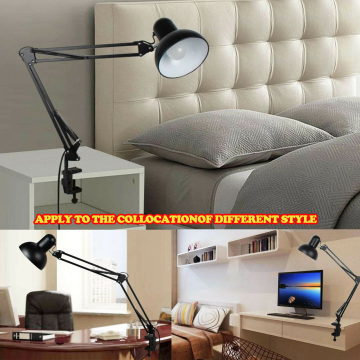 Flexible Metal Electric Table Lamp - Reading / Study Table Lamp, Free ...