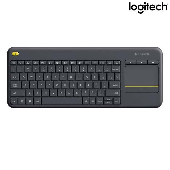 Logitech Original K400 Plus Wireless TouchPad Keyboard - (Black ...