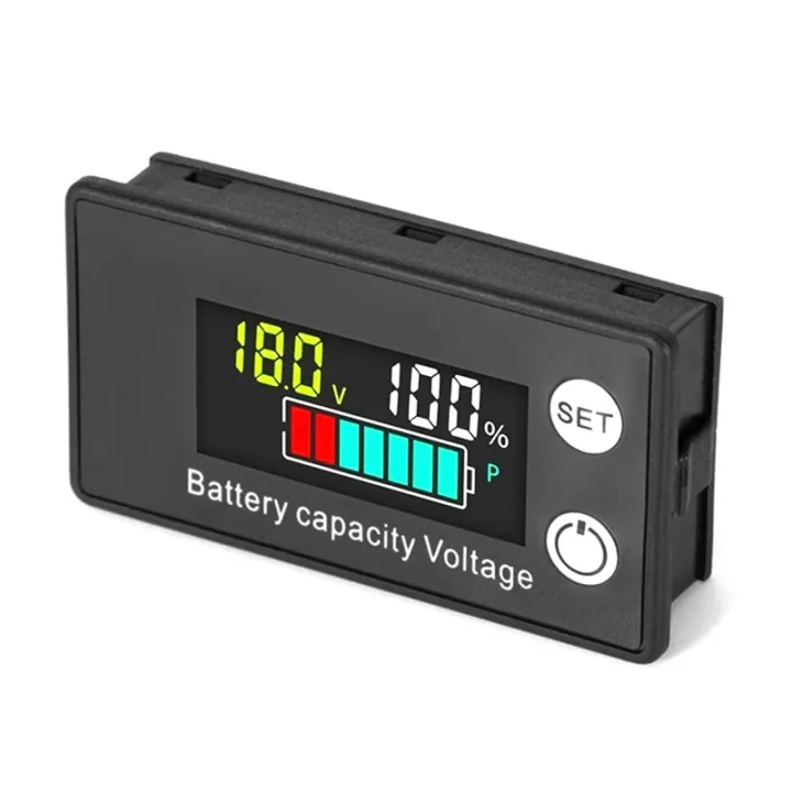 LCD Liquid Crystal 8-100V Voltmeter Battery Car Power Detection Digital ...