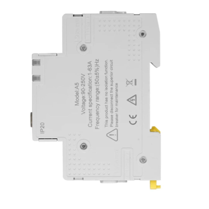 Retardant Alarm Threshold Set Tuya Zigbee Smart Circuit Breaker 63A ...