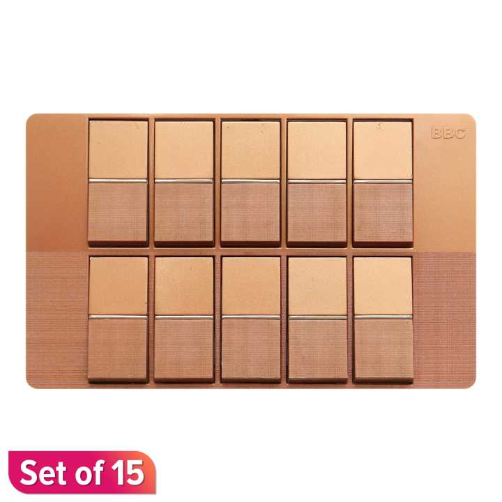 Brown BBC 10 Gang Switch Set of 15 | Daraz.com.np