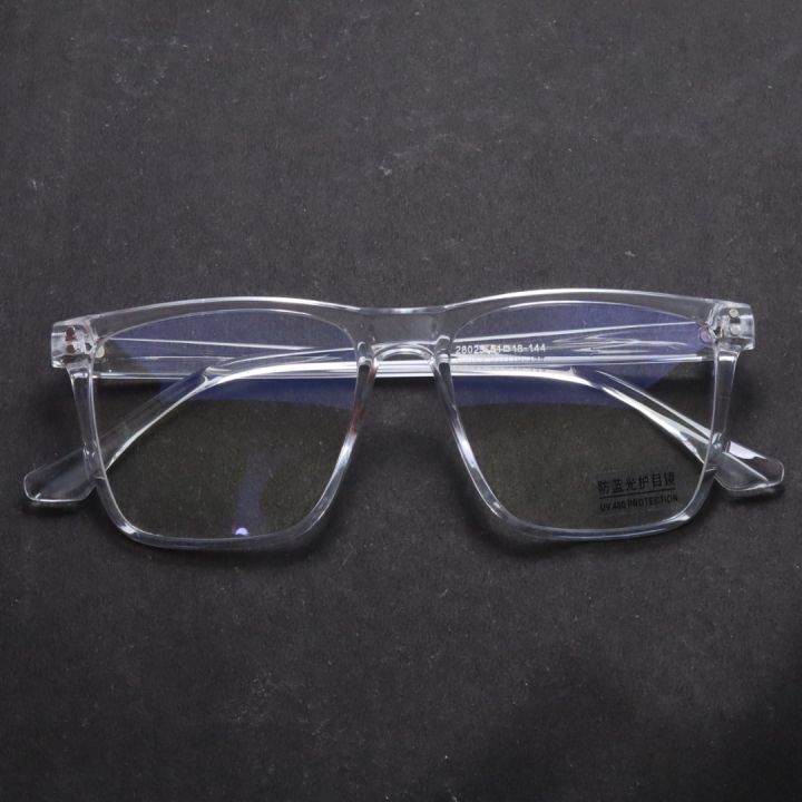 Blue Ray Cut Glass Sliver Frame Club Master Design Glass For Women And ...