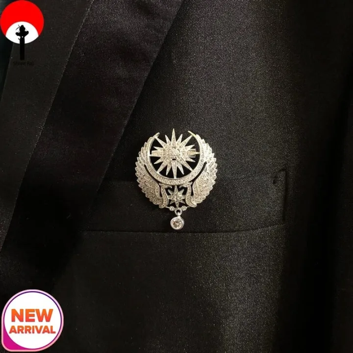 Brooch(For Coats/Saris) With White Stones | Daraz.com.np