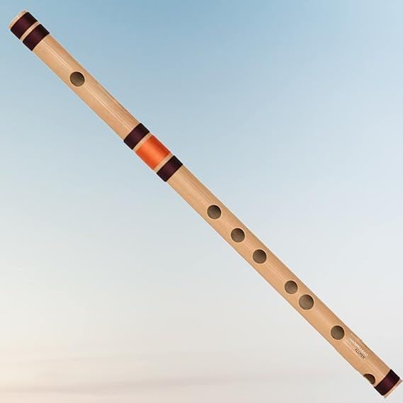 C Scale Flutes Natural Medium Right Hand Bansuri Size 19.5 inches ...