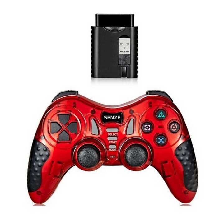 6 In 1 Universal USB 2.4G Wireless Controller For PC/PS1/PS2/PS3/PC360 ...