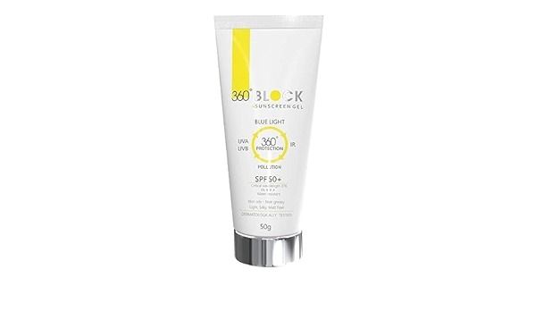 360 Block Sunscreen Blue Light Gel SPF 50+,50 gm | Daraz.com.np