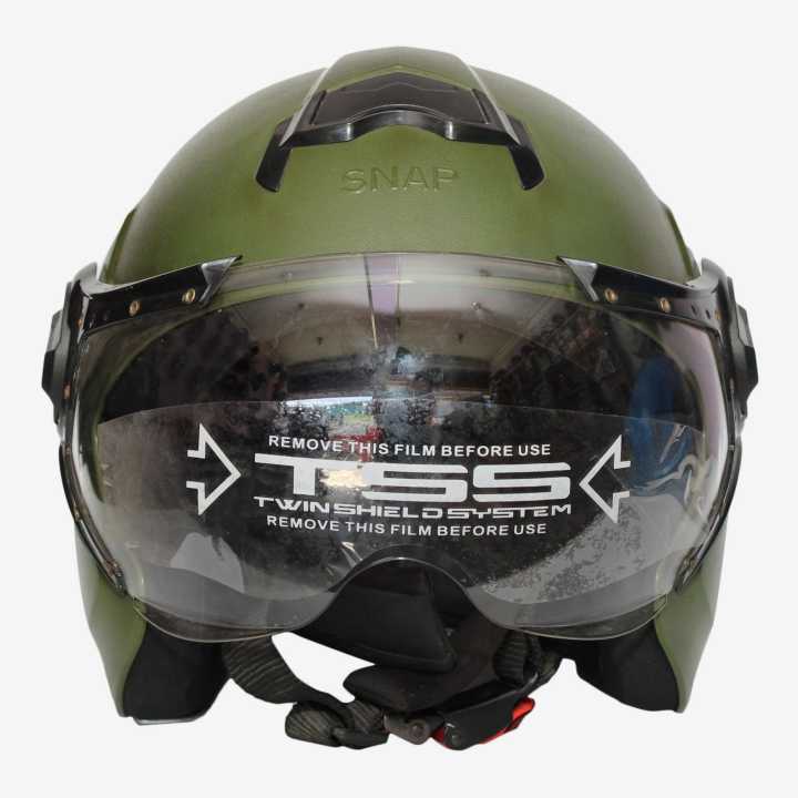 Snap Single Visor Half Helmet | Daraz.com.np
