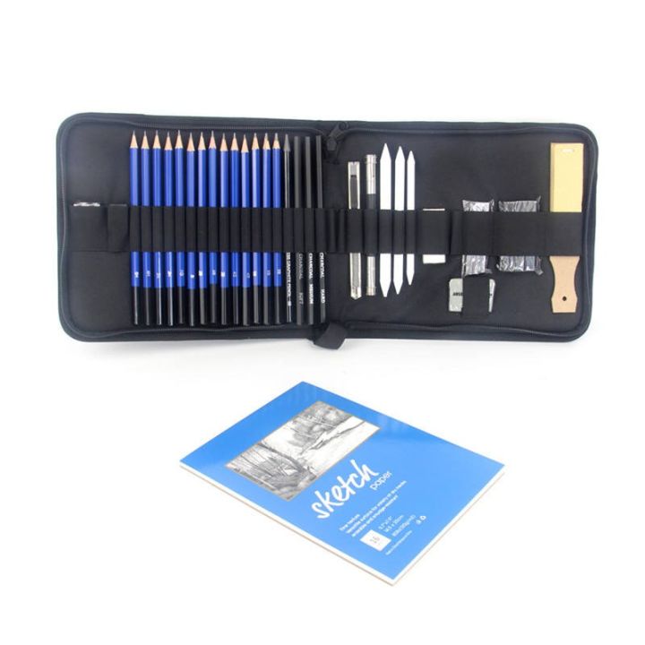 Professional 35pcs Drawing Pencil Set Graphite Charcoal Sketch Pencils ...