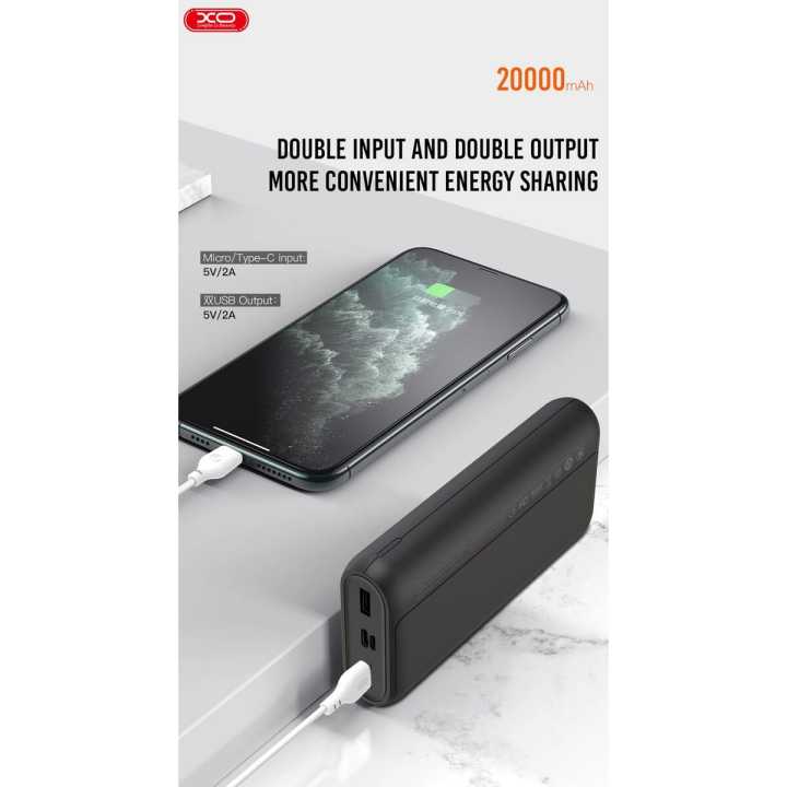 XO Power Bank 20000mah Powerbank for Android and Apple Iphone PR104 ...