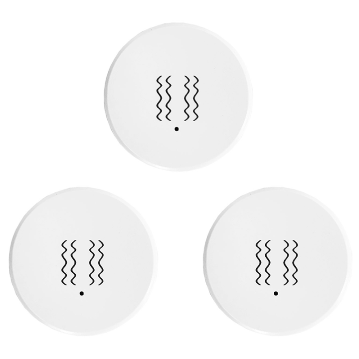 3X Tuya Zigbee Smart Vibration Sensor Tilt Detector Home Security ...