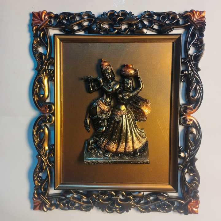 3D Radha krishna wall photo frame (35*5*40)cm | Daraz.com.np